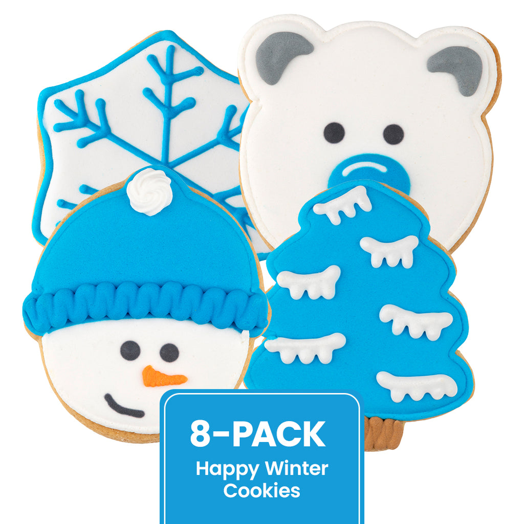 Winter Hand-Decorated Cookies